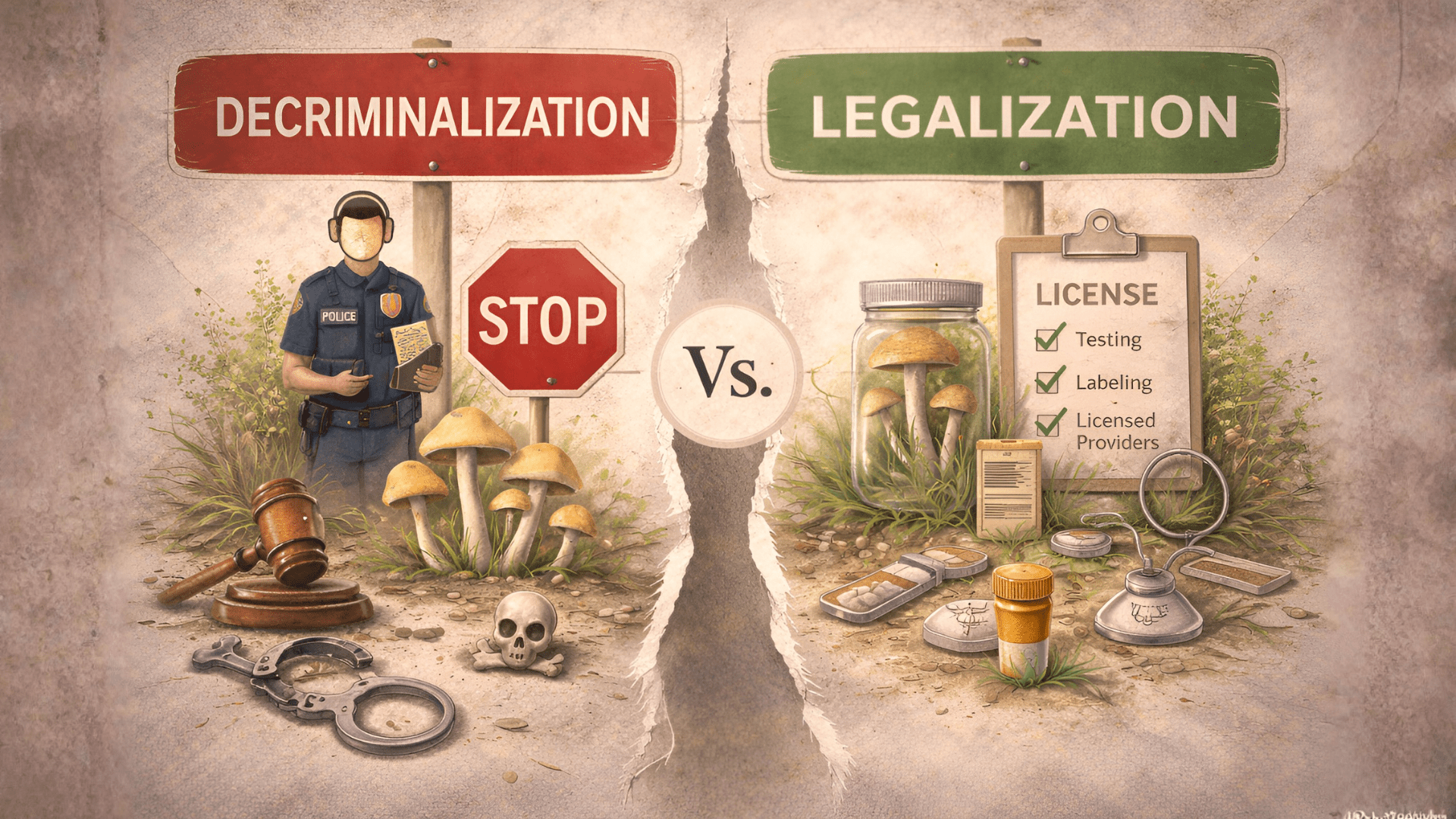 Decriminalization vs Legalization Explained